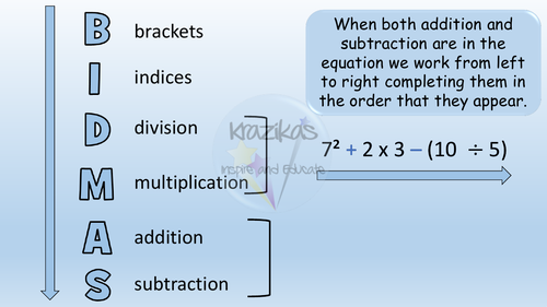 Order of Operations (BIDMAS) - Level 1 Functional Skills Maths ...