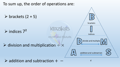 Order of Operations (BIDMAS) - Level 1 Functional Skills Maths ...