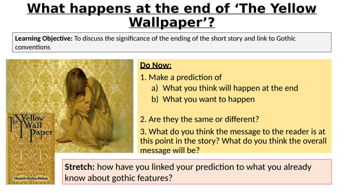 Lessons on 'The Yellow Wallpaper' | Teaching Resources