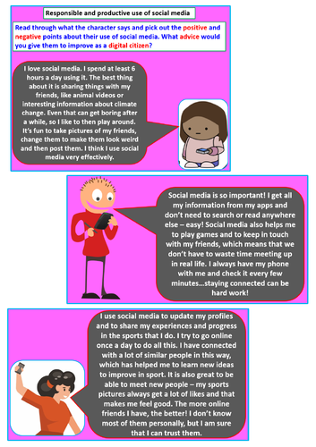 Year 6 PSHE & Online Safety Lesson - Social Media & Digital Citizenship ...