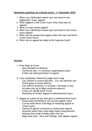 Introduction to the criminal courts and lay magistrates | Teaching ...