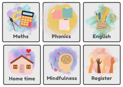 Visual timetable cards | Teaching Resources