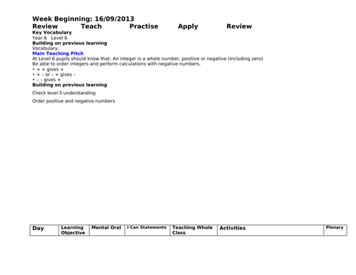 Back to School Year 5 Autumn Term Mathematics 4 Groups | Teaching Resources