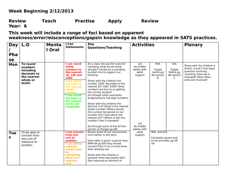 Back to School Year 5 Autumn Term Mathematics 4 Groups | Teaching Resources
