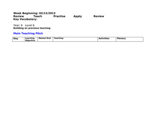 Back to School Year 5 Autumn Term Mathematics 4 Groups | Teaching Resources