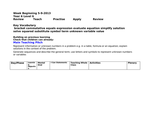 Back to School Year 5 Autumn Term Mathematics 4 Groups | Teaching Resources