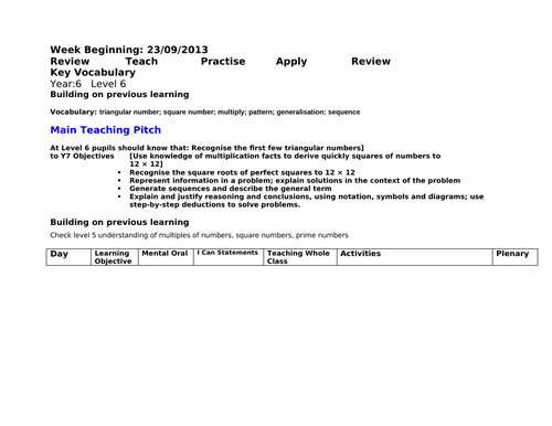 Back to School Year 5 Autumn Term Mathematics 4 Groups | Teaching Resources