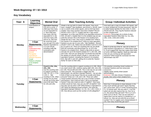 Back to School Year 5 Autumn Term Mathematics 4 Groups | Teaching Resources