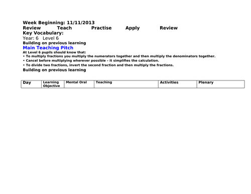Back to School Year 5 Autumn Term Mathematics 4 Groups | Teaching Resources
