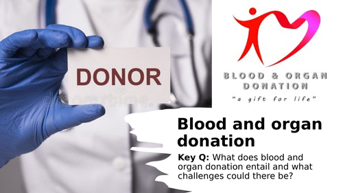 Medical ethics and religion - lesson 2 - Blood and organ donation ...