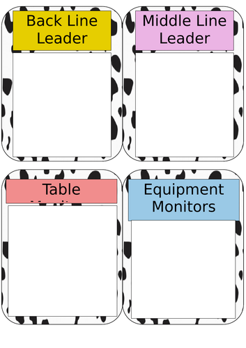Classroom Job Displays Polka Dot | Teaching Resources
