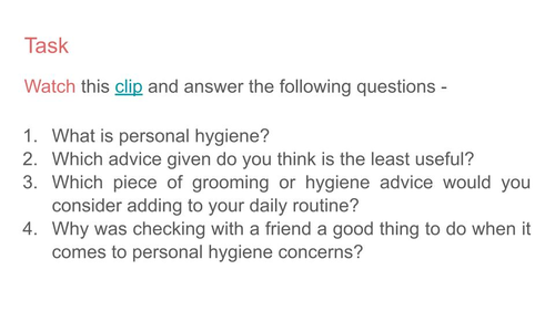 Personal Hygiene PSHE | Teaching Resources