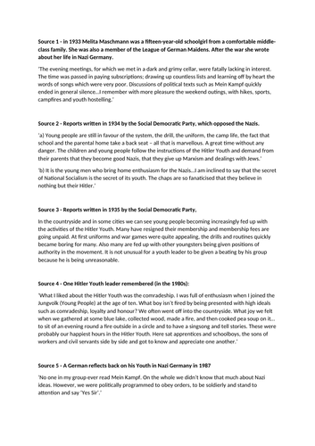 Unit 4: Lesson 3 - How did the Nazis control education? | Teaching ...