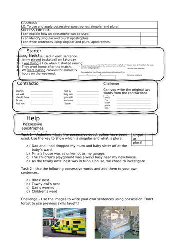 Skellig - UKS2 English - Diary Entry - 3 Week Cycle | Teaching Resources