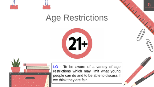 Age Restrictions Form Time Tutorial | Teaching Resources