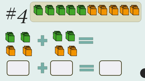Addition and subtraction Snap cubes - interactive Power Point ...