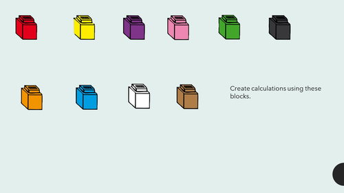 Addition and subtraction Snap cubes - interactive Power Point ...