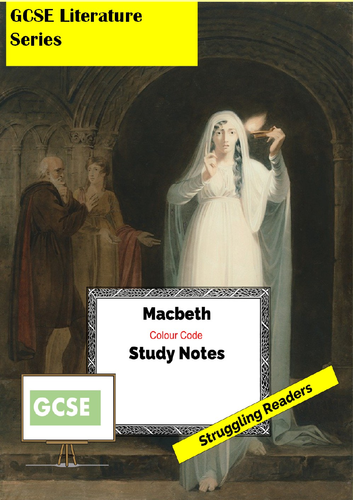 Macbeth Study Notes for EAL and SEN | Teaching Resources