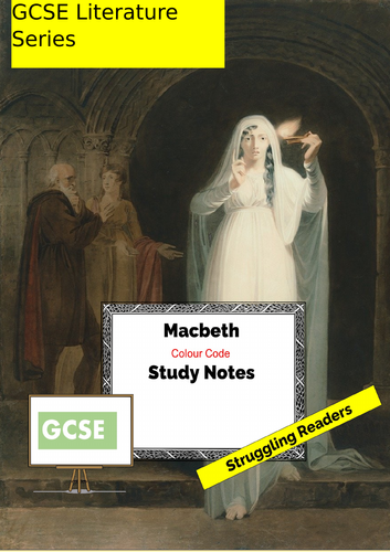 Macbeth Study Notes for EAL and SEN | Teaching Resources