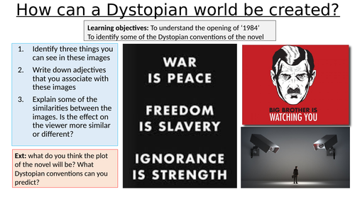 Series of lessons on '1984' | Teaching Resources