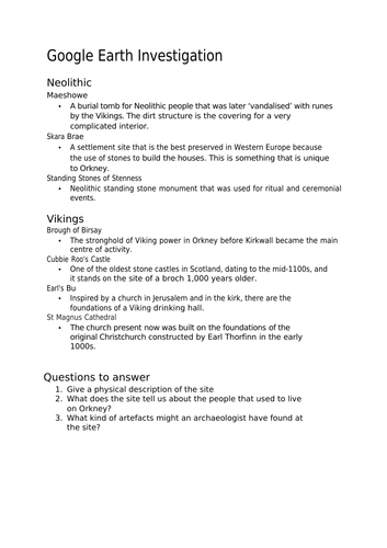 Introduction to Archaeology: Lesson 3 | Teaching Resources