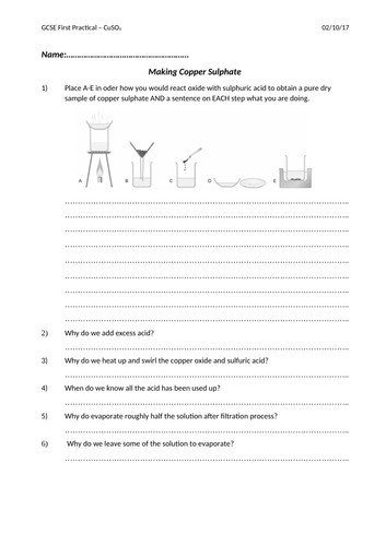 AQA GCSE Practicals | Teaching Resources