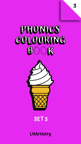 Phonics Colouring Book - Complete Set 3 | Teaching Resources