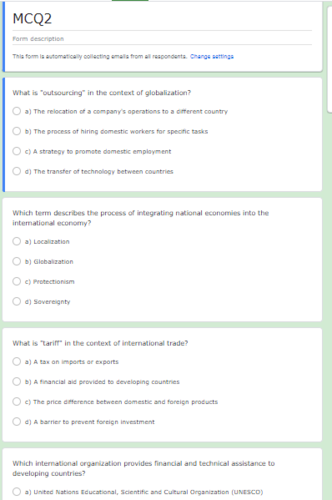 AQA A Level Geography Global Systems and Governance Google Forms ...