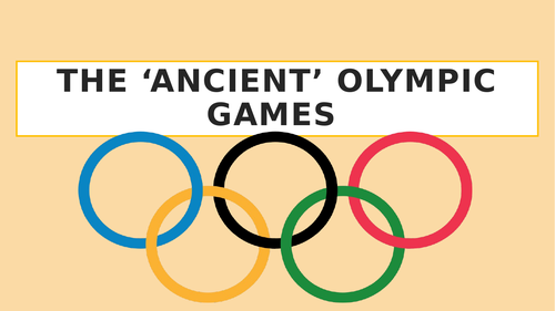 Olympic Games - Ancient Greece | Teaching Resources