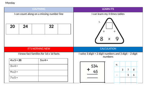 A Whole Year's Worth of Year 3 Maths Starter activities | Teaching ...