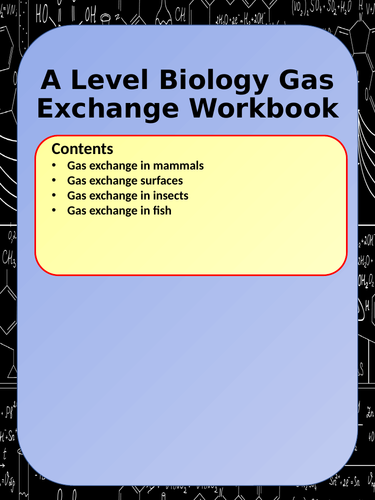 A Level Biology: Gas Exchange Systems Workbook | Teaching Resources