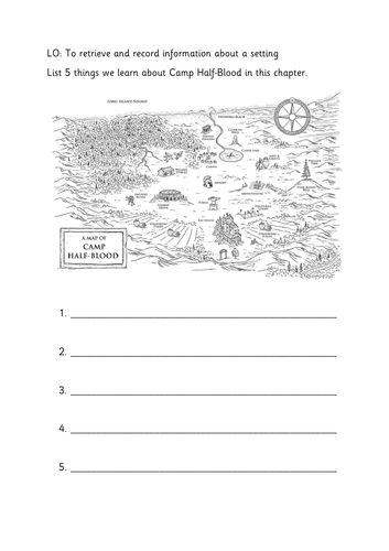 Percy Jackson Literacy Tasks | Teaching Resources