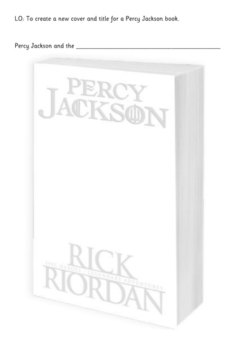 Percy Jackson Literacy Tasks | Teaching Resources