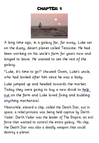 Star Wars A New Hope Class Reader | Teaching Resources