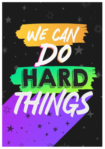 Do Hard Things- classroom motivation lesson and resource pack ...