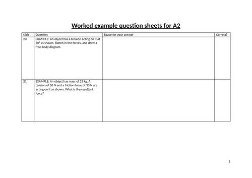 IB DP Physics A.2 Forces and momentum PPT SL (first exams 2025 ...