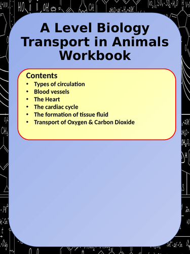 A Level Biology: Transport in Animals Workbook | Teaching Resources