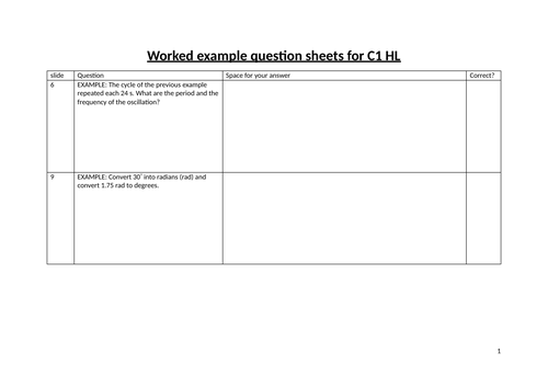 IB DP Physics C.1 Simple harmonic motion PPT HL (first exams 2025 ...