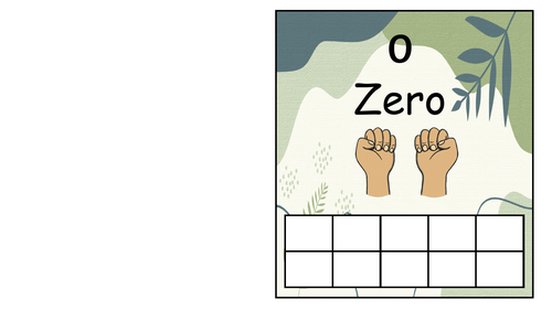 Number cards 0-10 with visual representation. | Teaching Resources