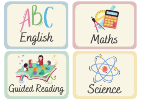 Visual Timetable KS2 UKS2 Year 5 | Teaching Resources
