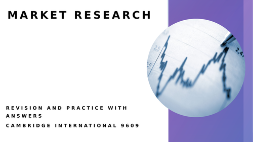 Unit 3 Marketing Lesson 17 Market Research Revision and practice with ...