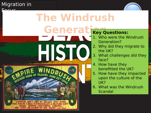 The Windrush Generation Research Project | Teaching Resources