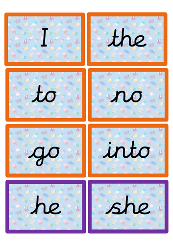 Peppa Pig Tricky Words Flash Cards | Teaching Resources