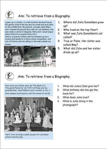 Key Stage 1 Comprehension Pack | Teaching Resources