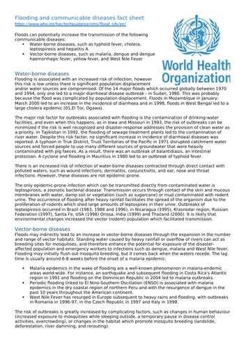 OCR A Level Geography - Disease Dilemmas - 1. What are the global ...