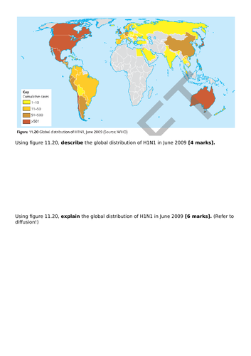 OCR A Level Geography - Disease Dilemmas -4. How far can diseases be ...