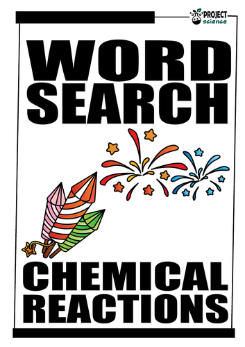 Chemical Reactions Word Search | Teaching Resources