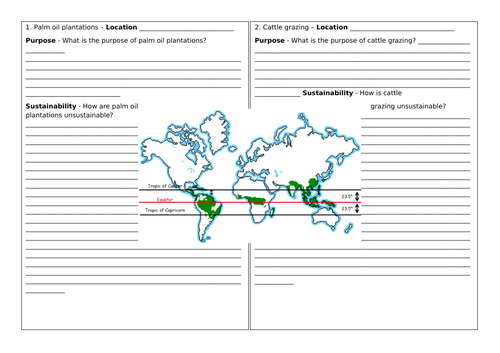 KS3 Geography - Why are the rainforests so important? - scheme of work ...