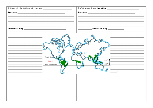 KS3 Geography - Why are the rainforests so important? - scheme of work ...