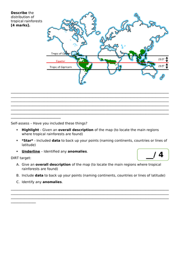 KS3 Geography - Why are the rainforests so important? - scheme of work ...